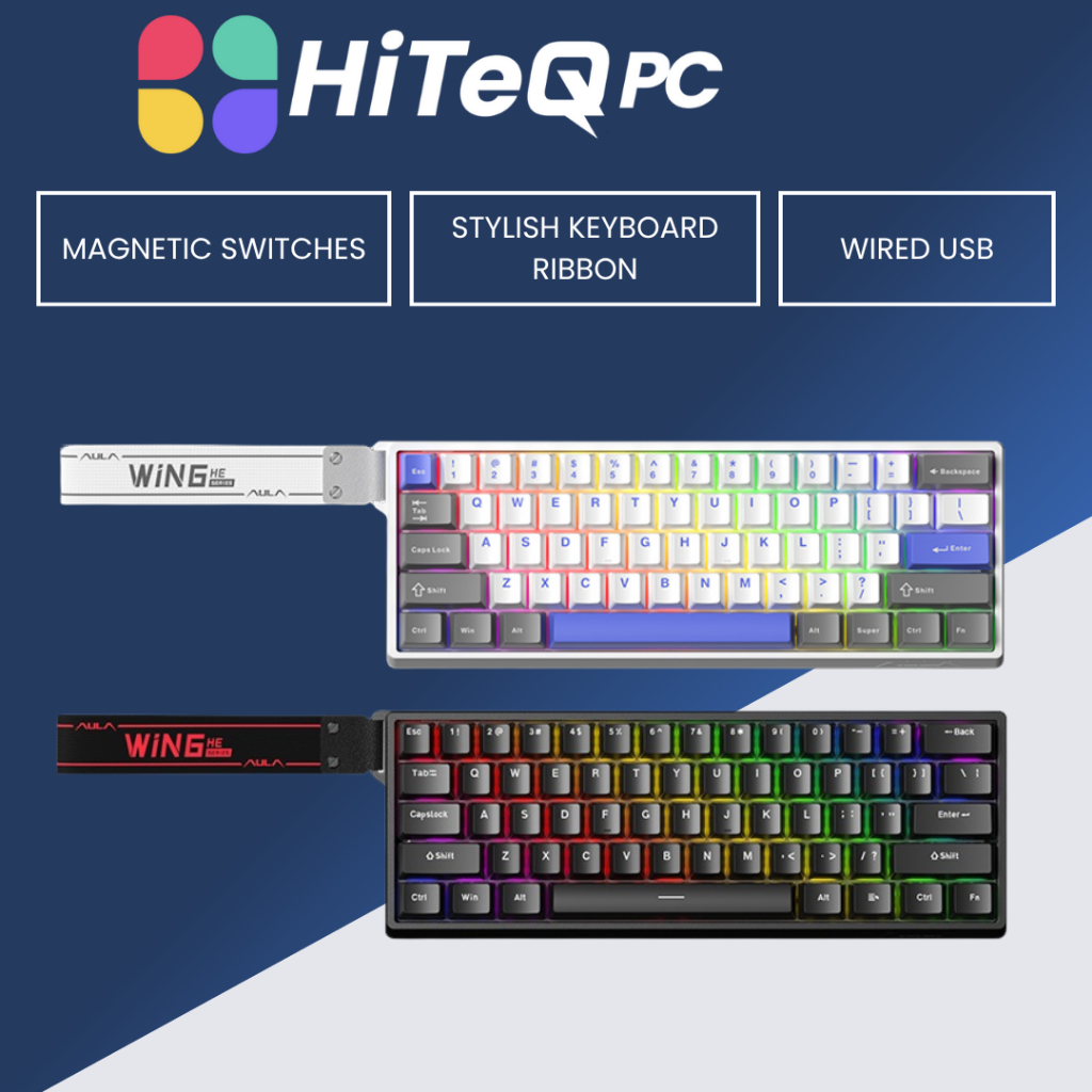 HiteqPC | AULA WIN 60 MAGNETIC SWITCH WIRED KEYBOARD | Shopee Philippines