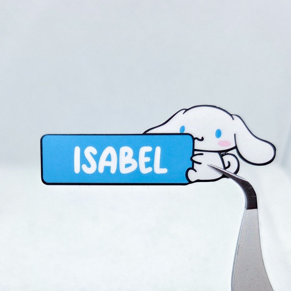 Papery Creatives 5pcs Cinnamoroll Personalized name tag sticker vinyl ...