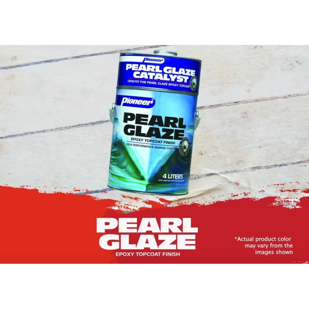 PIONEER PEARL GLAZE 4LITERS epoxy paint with catalyst | Shopee Philippines