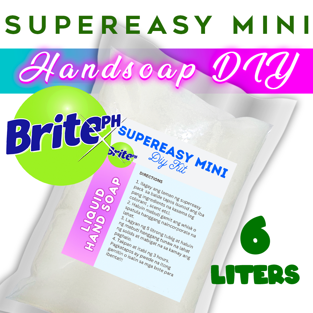 BritePH Handsoap Supereasy Mini DIY Kit (6L Yield) | Shopee Philippines
