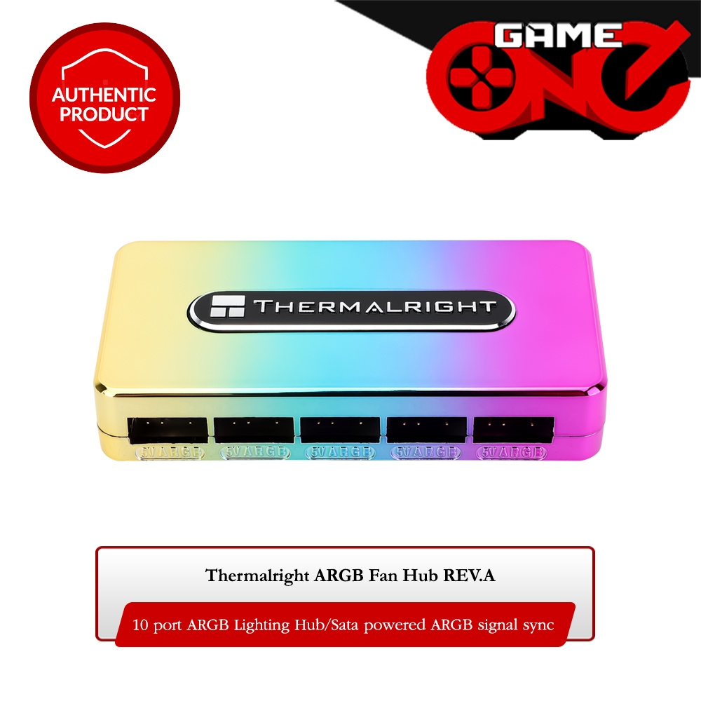 Thermalright ARGB Fan Hub REV.A 10-Port 3 Pin PC Fan Controller ...