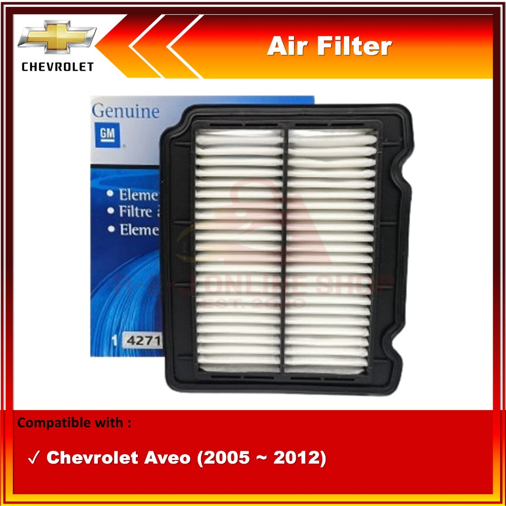 Air Filter for Chevrolet Aveo (2005 - 2012) | Shopee Philippines