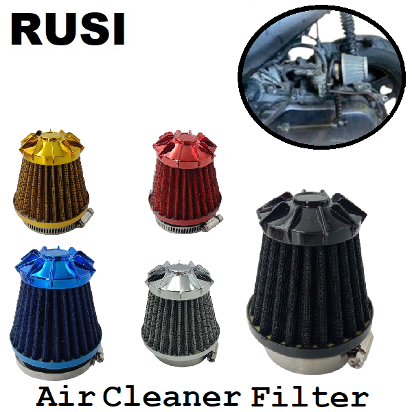 RUSI Flame 150i Motorcycle Air Filter 5 color 76MM High Flow Fast ...