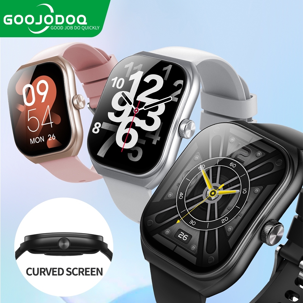 GOOJODOQ Smart Watch Bluetooth Call Heart Attack Management IP68 ...