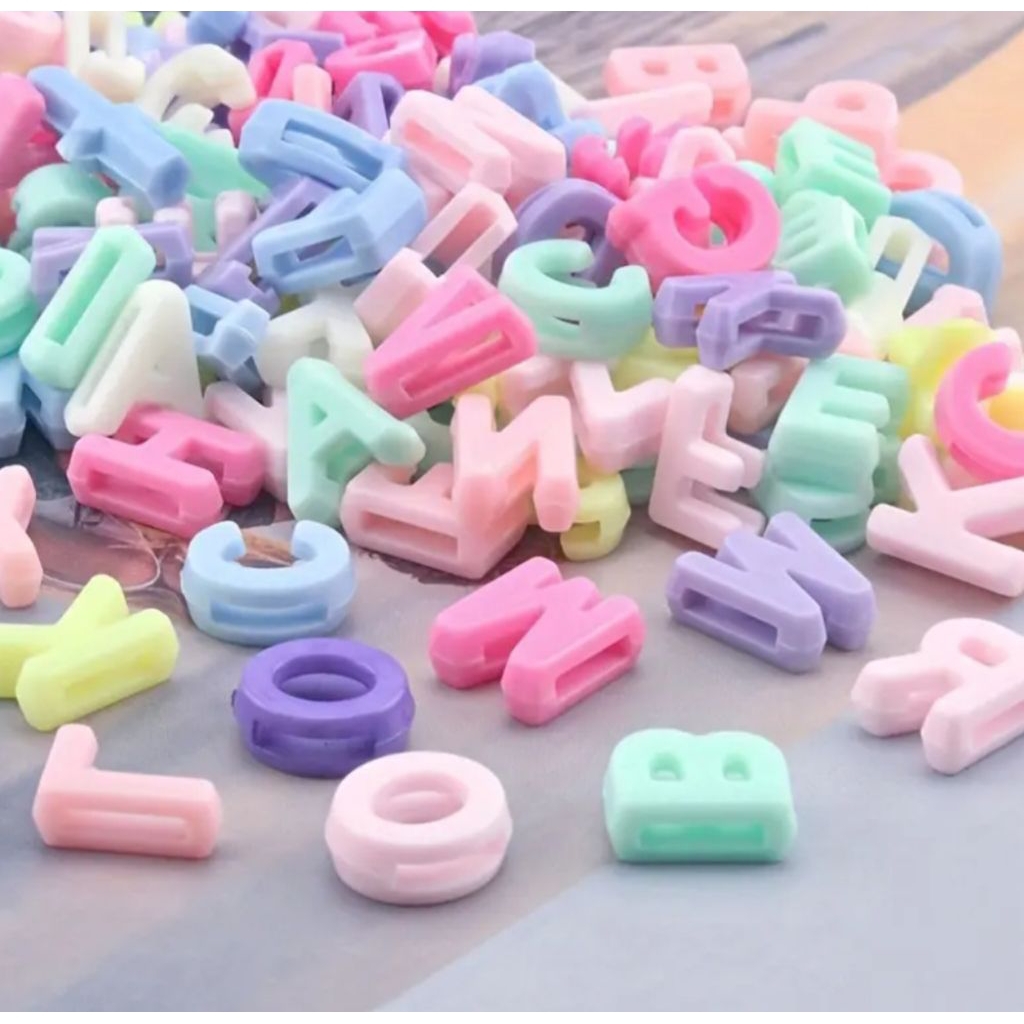 500grams MACARON LETTER SLIDER FOR DIY NAMES AND PROJECTS LETTER SLIDER ...