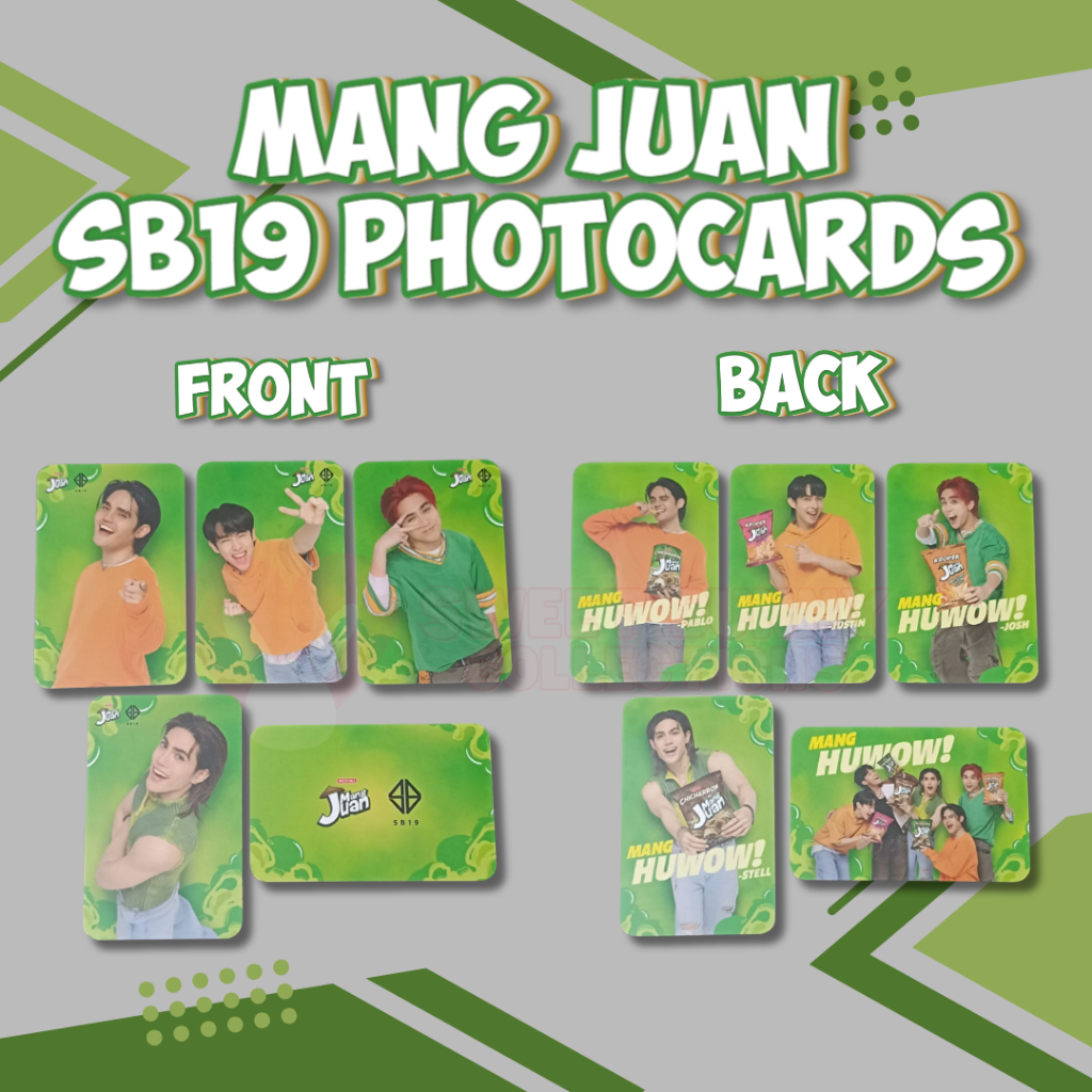 (ONHAND!) SB19 x MANG JUAN OFFICIAL PHOTOCARDS | Read Description ...