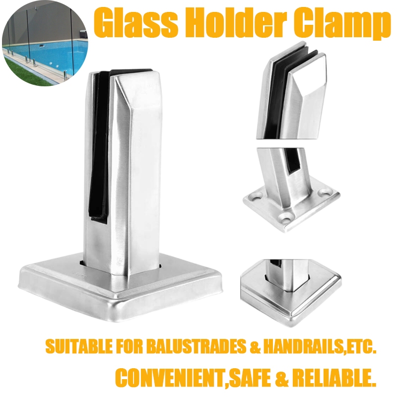 304 Stainless Steel Spigot Glass Holder Glass Clip Bracket Holder Glass ...