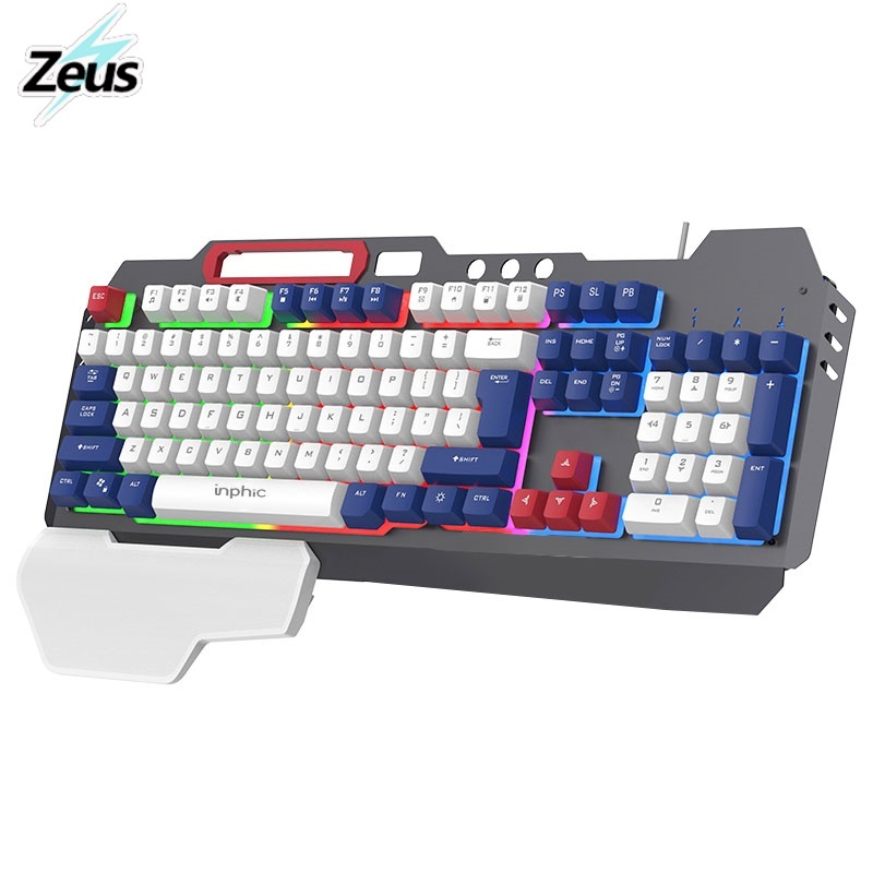 Zeus x Raiku K-16 104 Keys RGB Gaming Keyboard Backlight Wired ...