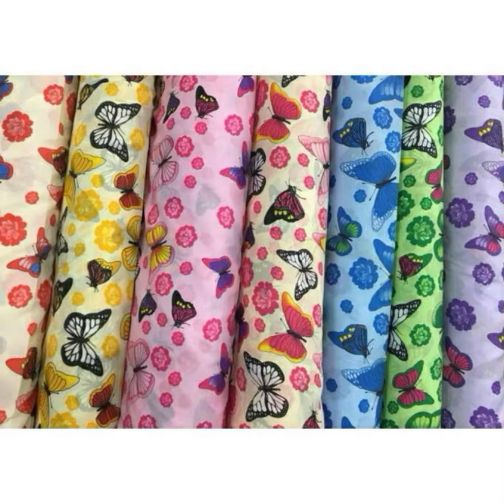 BUTTERFLY/PARPALA TELA DESIGN GEANA FUBRIC SOLD PER YARD | Shopee ...