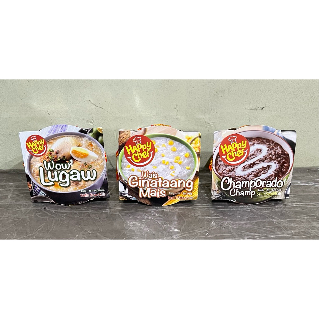 Happy Chef Wow’ Lugaw, Ginatang Mais & Champorado Champ 300g | Shopee ...