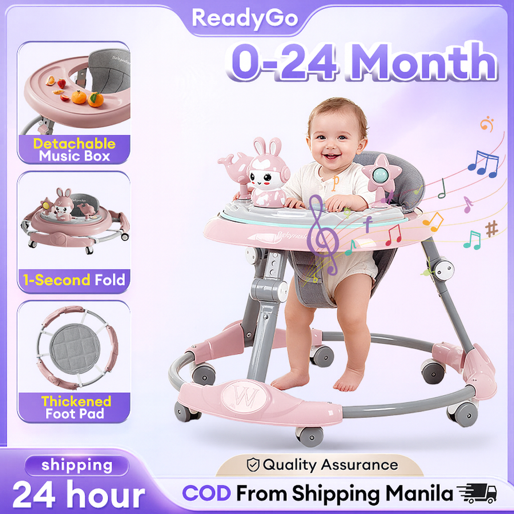 Doctors Recommend Baby Walkers With Music Adjustable Safety Walker For ...