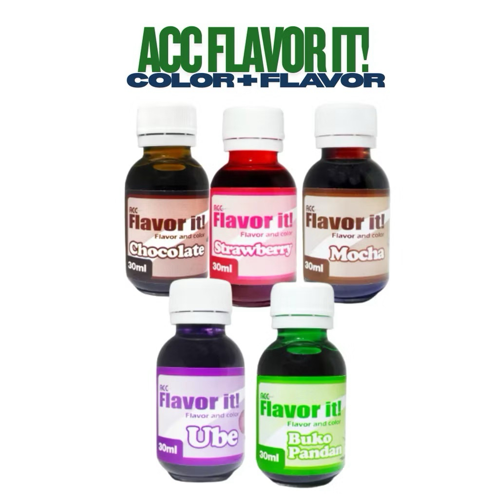 Achievers ACC Flavor-it Food Coloring and Flavoring | Shopee Philippines