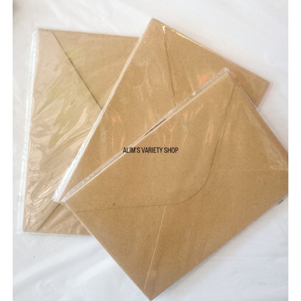 SMALL BROWN ENVELOPE 5PCS PER PACK | Shopee Philippines