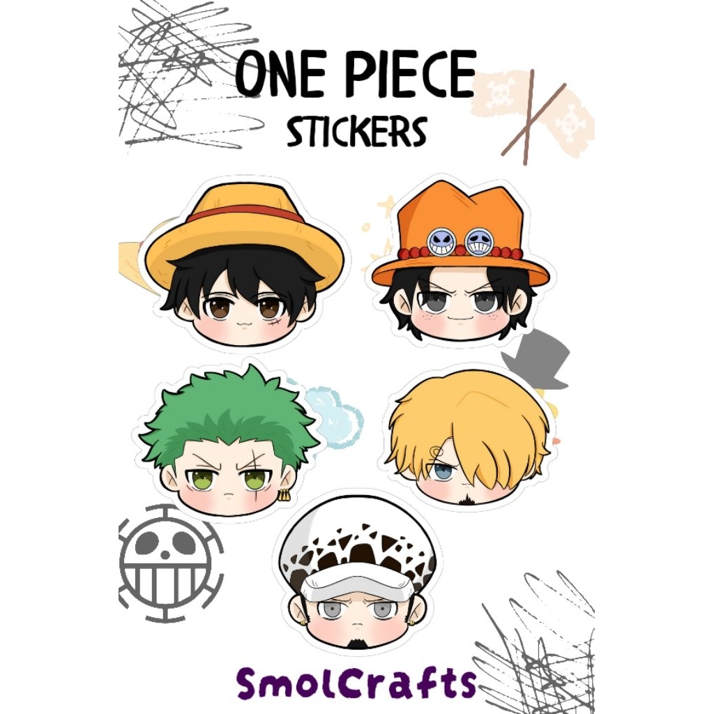 One Piece Sticker Set | Shopee Philippines