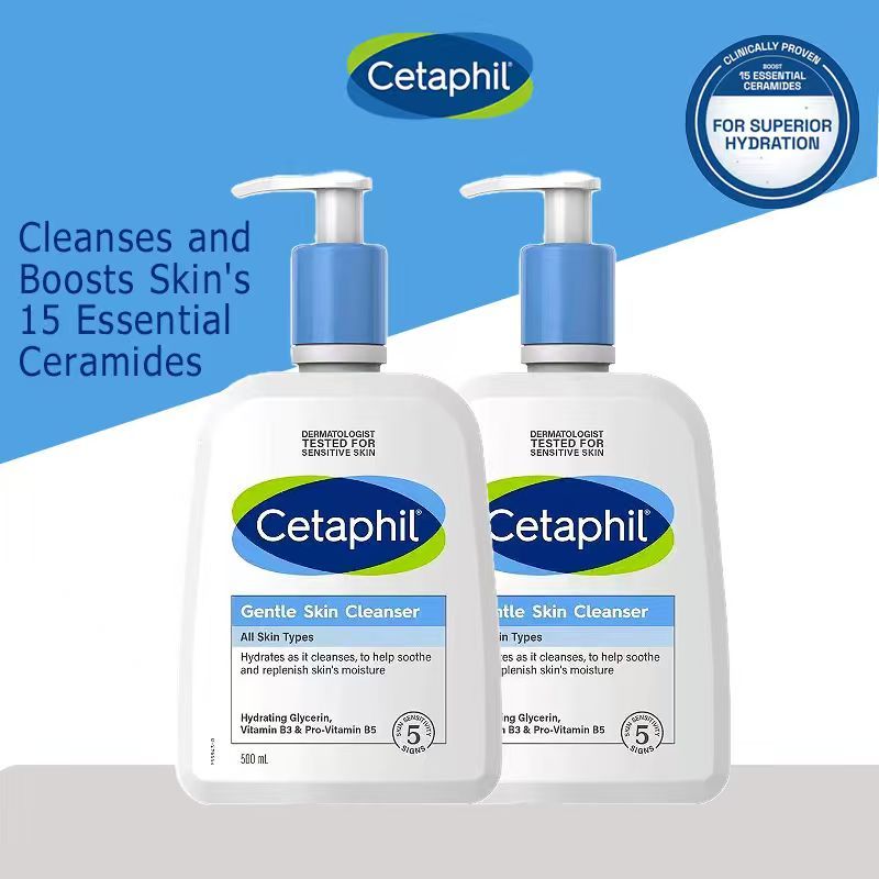 Cetaphil Gentle Skin Cleanser 500ml For Sensitive Skin Non-Drying ...