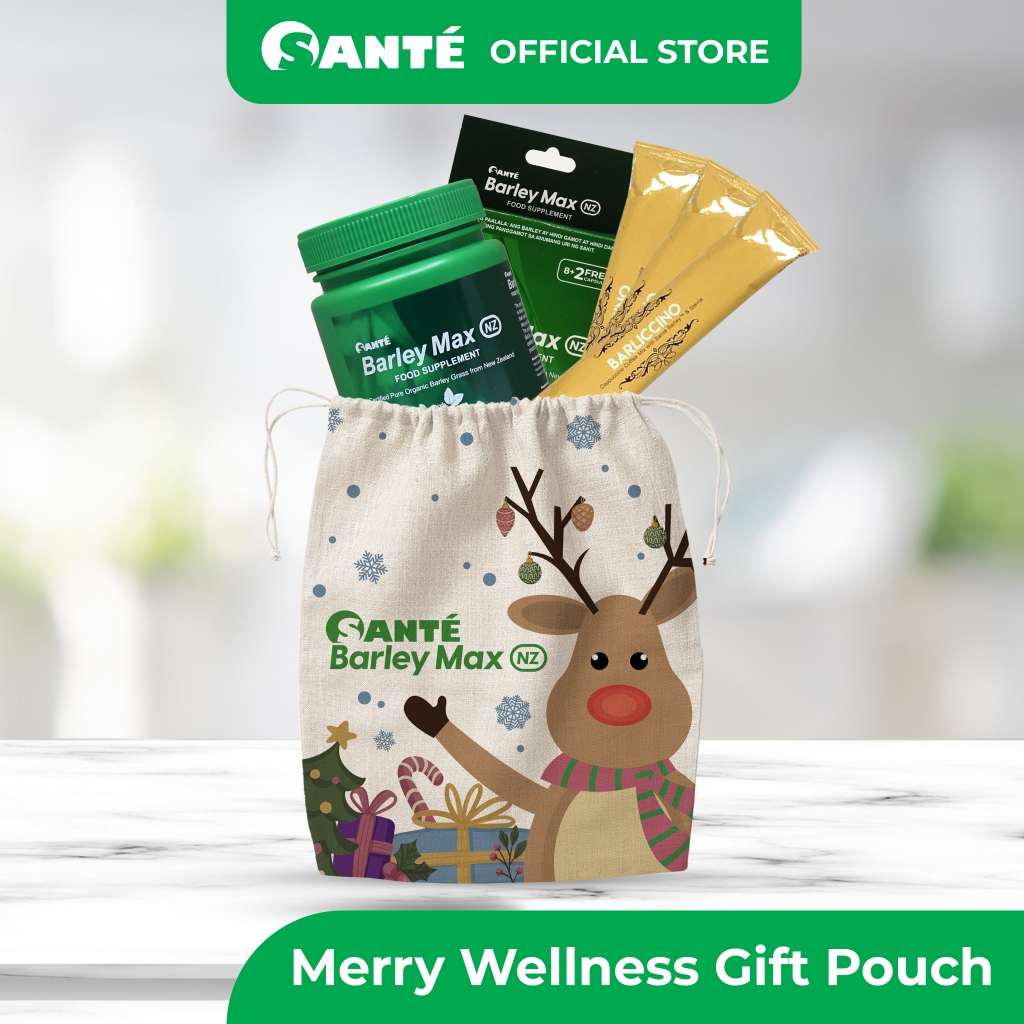 Christmas Bundle: Sante Barley Max Powder 100g Canister (with Stevia ...