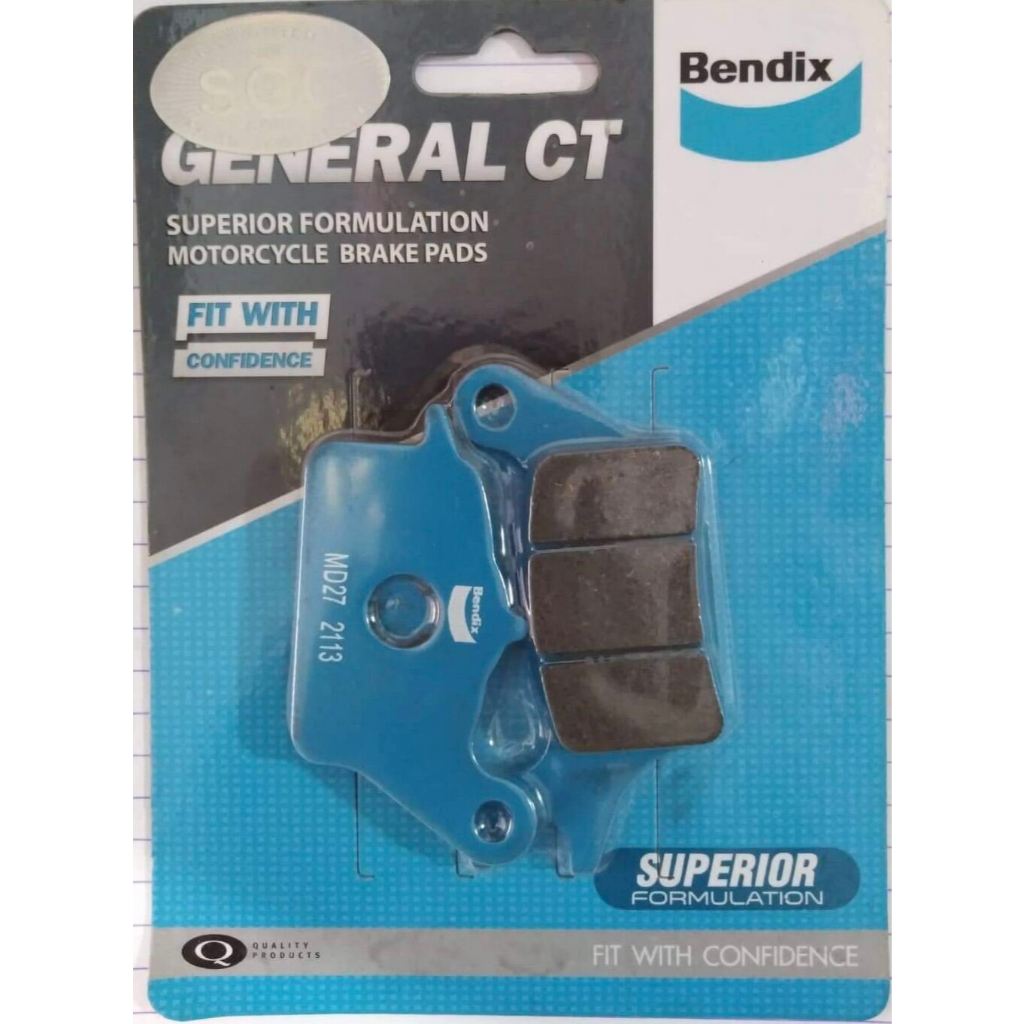 BENDIX Brake Pad MD27 for Beat Fi V1/V2 - Airblade 150/160 - Burgman ...