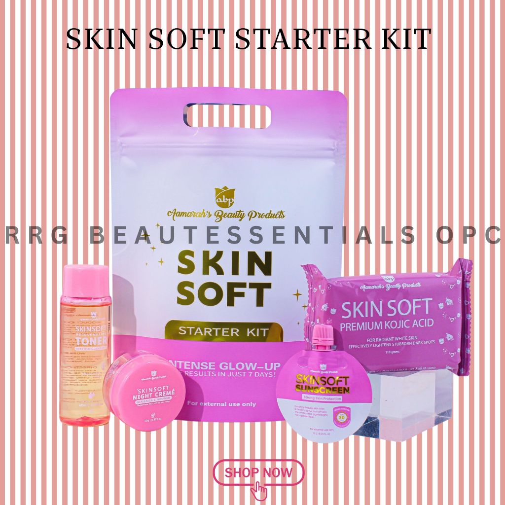 SkinSoft Starter Kit - Intense Glow Up with Premium Kojic Acid for Radiant Skin | Shopee Philippines