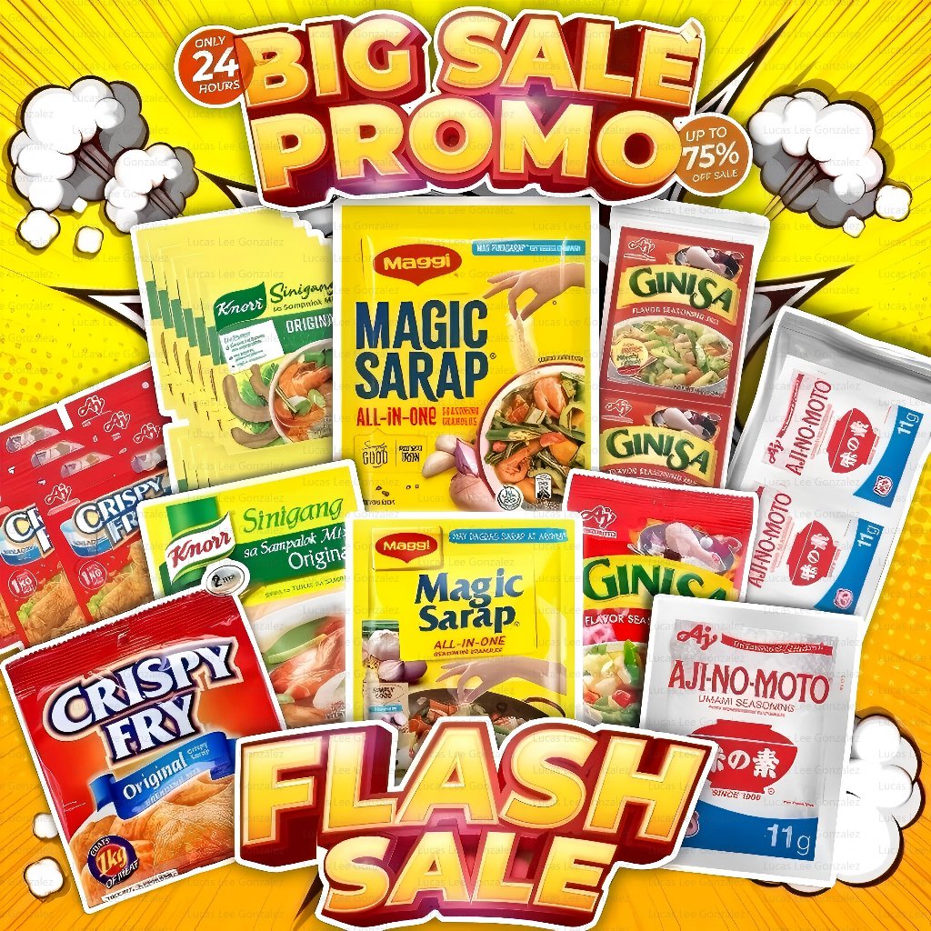 【COD】Ajinomoto, Ginisa Mix, Knorr Cubes, Sinigang Mix, Crispy Fry ...