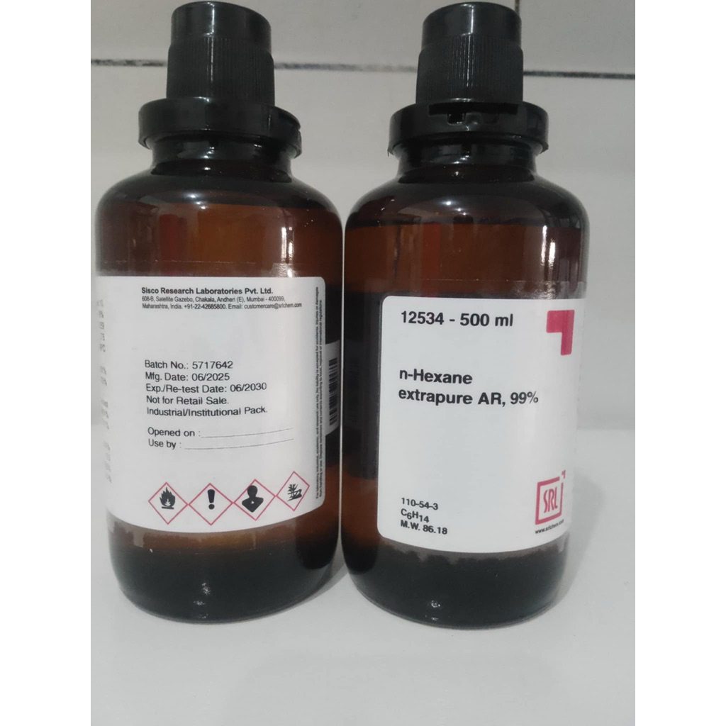 Hexane AR Lab 500mL extrapure 99% | Shopee Philippines