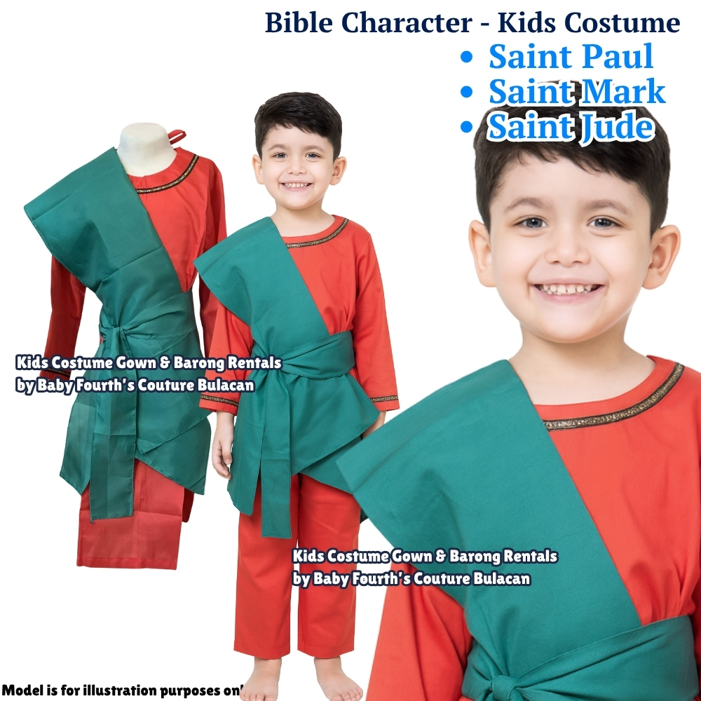 Bible Character Saint St. Paul Mark Jude Catholic Costumes for Kids ...