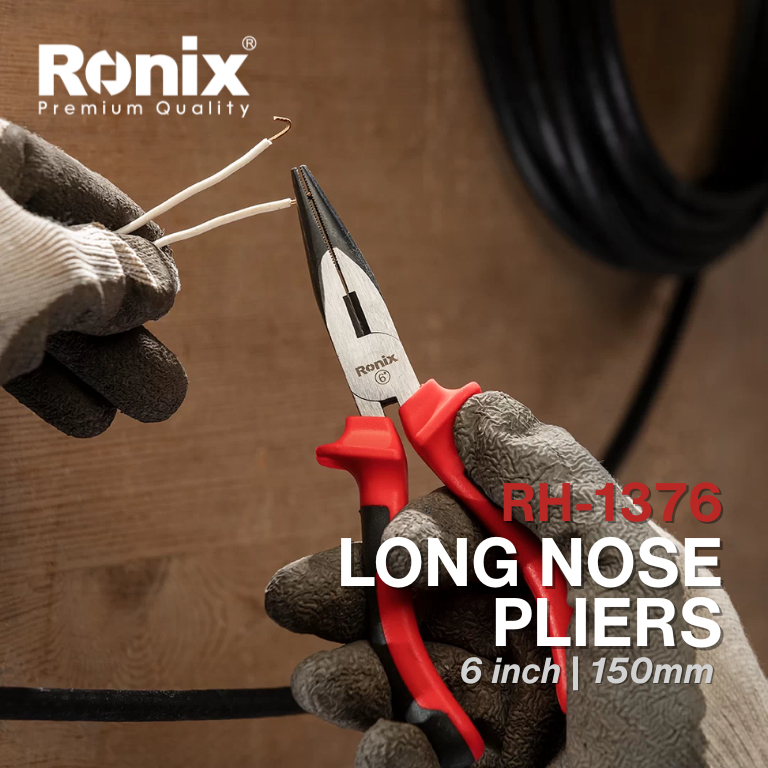 Ronix RH-1376 Long Nose Pliers 6 inch/ 115mm | Ultra series | Shopee ...