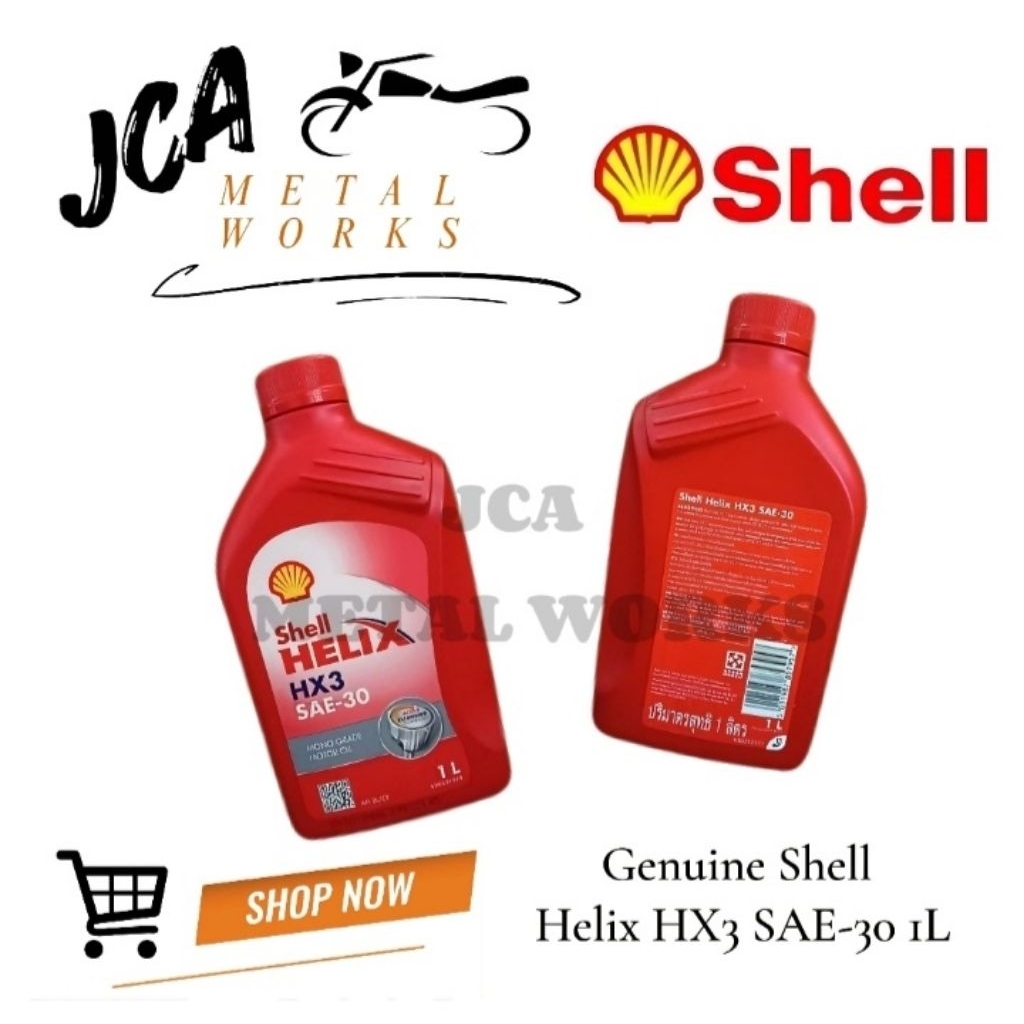 Genuine Shell Helix HX3 SAE-30 1L | Shopee Philippines