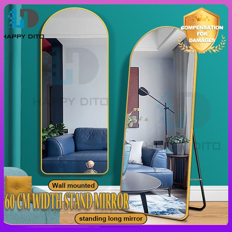 Mirror With Stand Full Body Mirror Bathroom Floor Mirror Floor-To ...