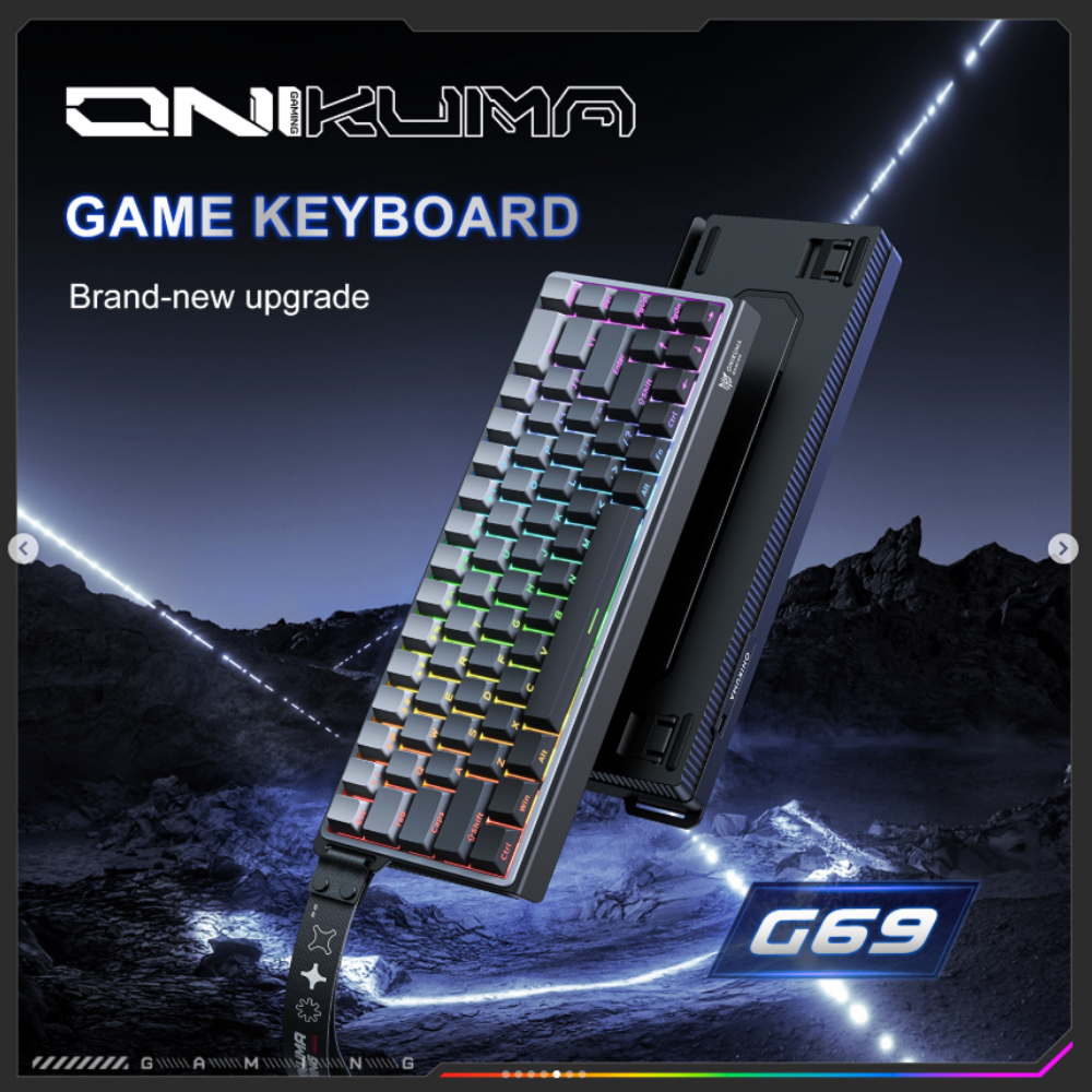 Onikuma MT603 Game Keyboard RGB Backlit Mechanical Gaming Keyboard ...