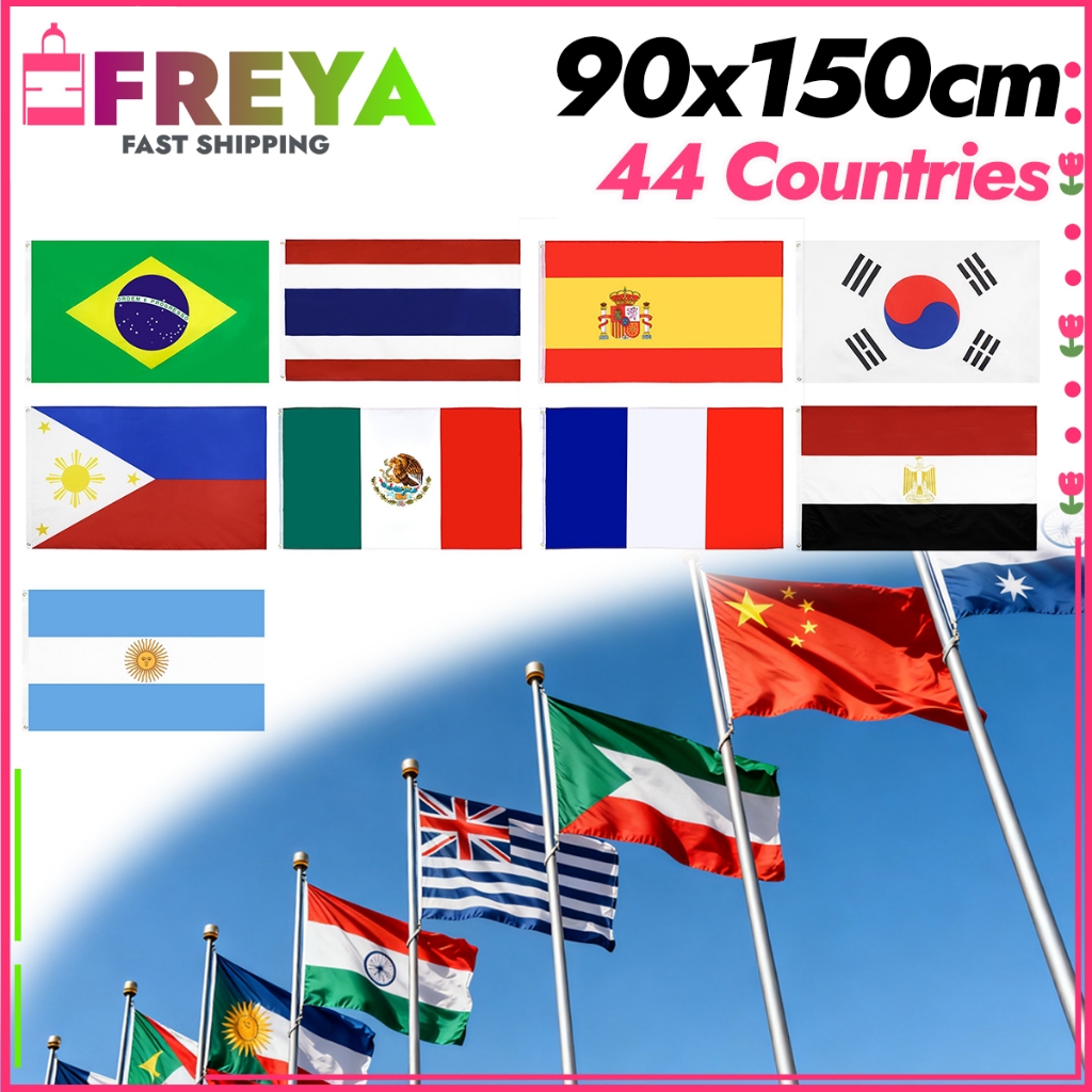 90x150Cm Big Flags Of The World Country Flags Fade Resistant Outdoor ...