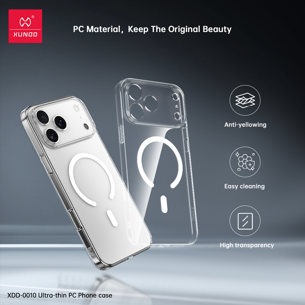 Xundd Ultra Slim For Magnetic Crystal Clear Phone Case For iPhone17/Pro ...