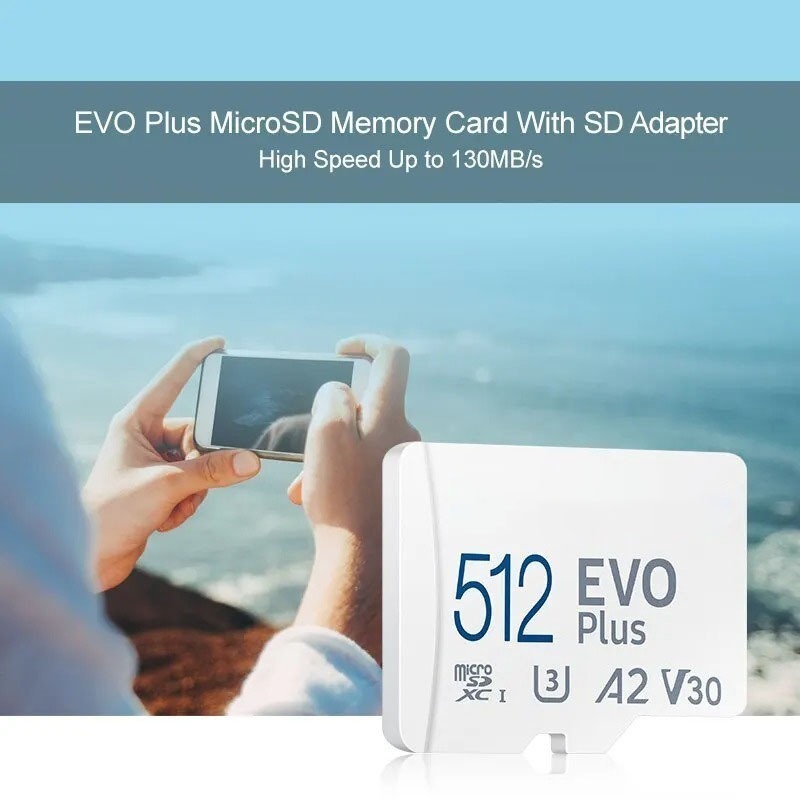 Memory Card EVO PLUS 128GB 256GB 512GB 1TB Micro SD Card Class 10 U3 ...