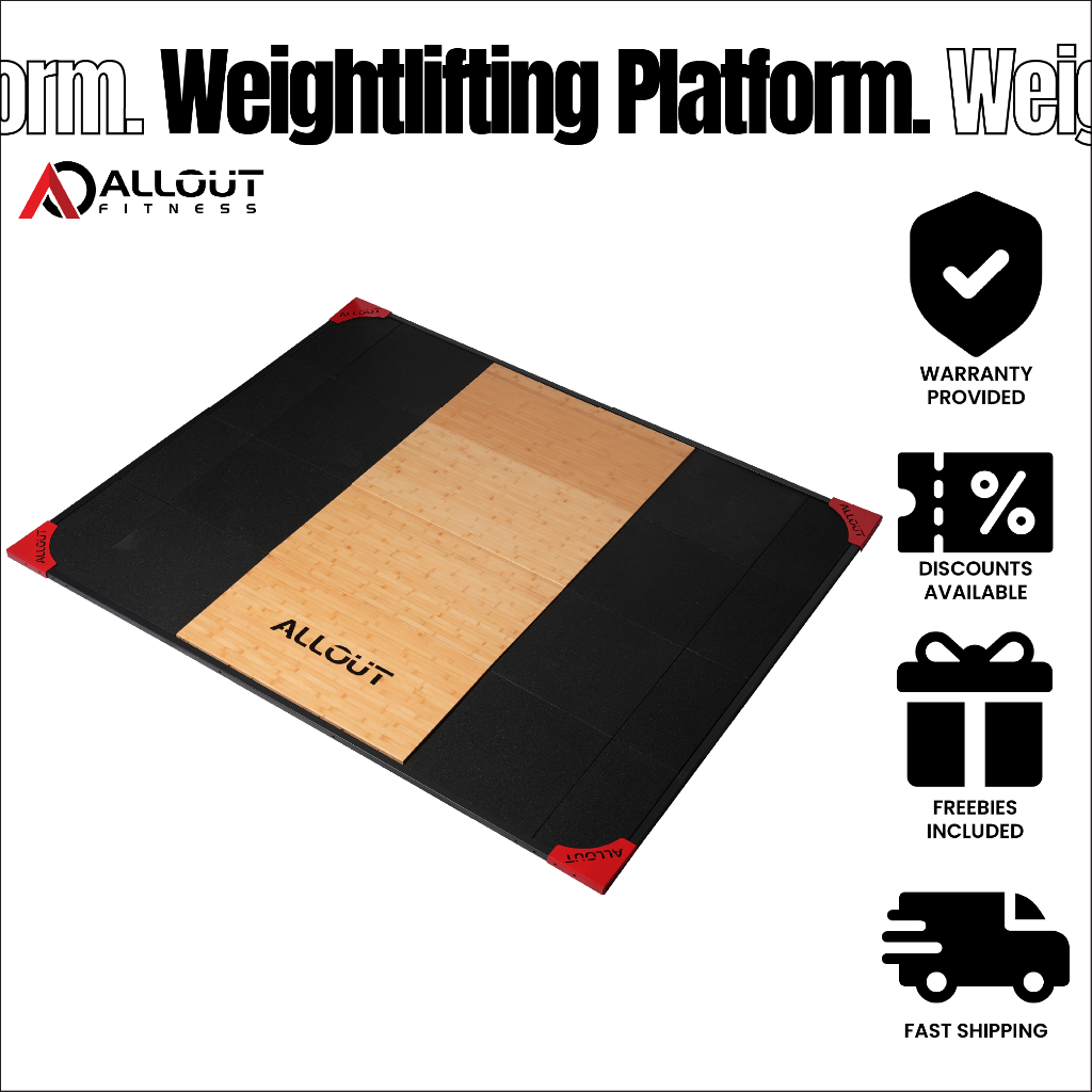 Weightlifting Platform | Heavy-Duty Gym Platform for Powerlifting ...