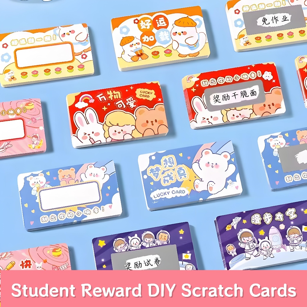 Scratch-off Card Teacher Rewards Self-made Coating Creative Lucky ...