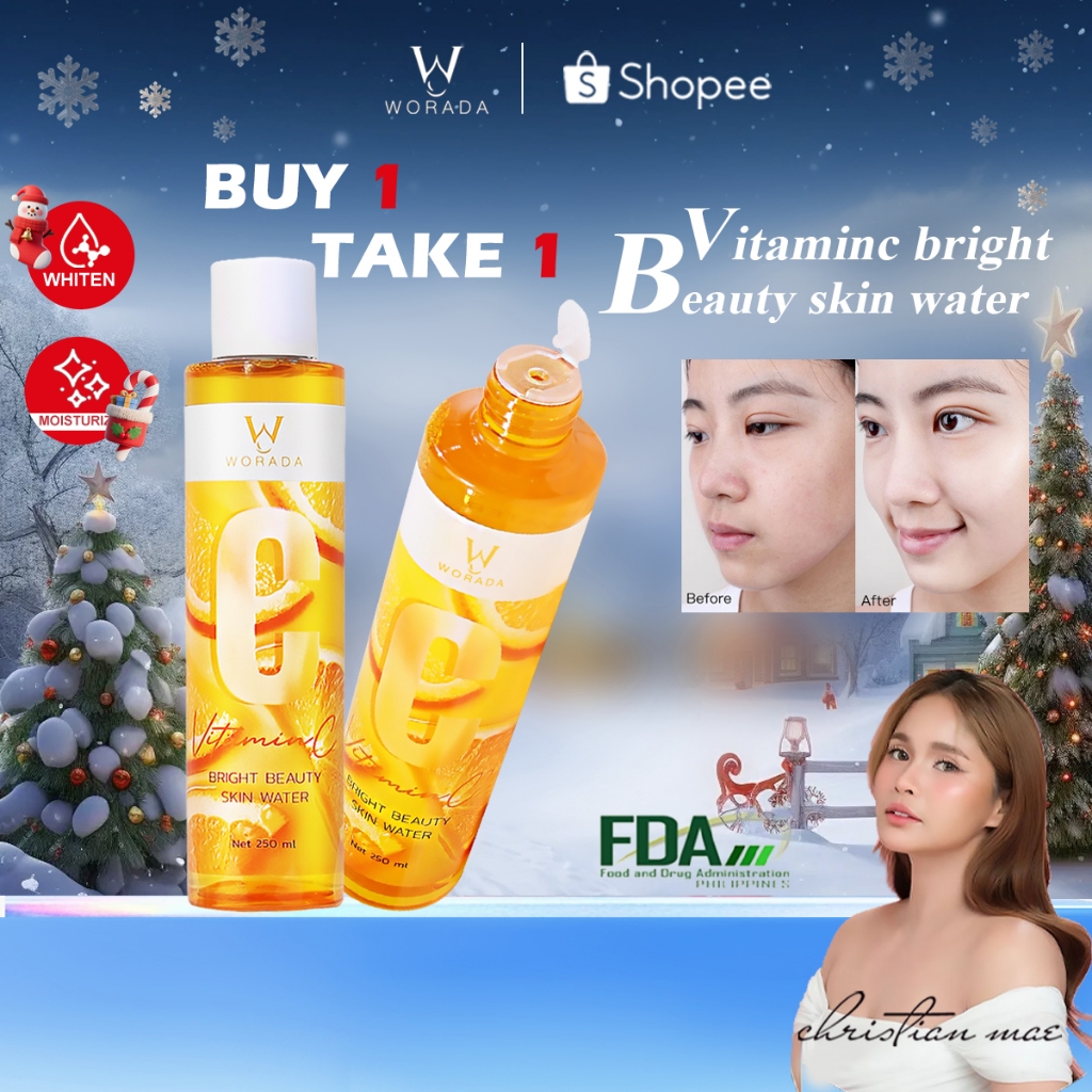 WORADA Glycolic Vitamin C Toner 250ml | hydrating | Acne and Pimple ...