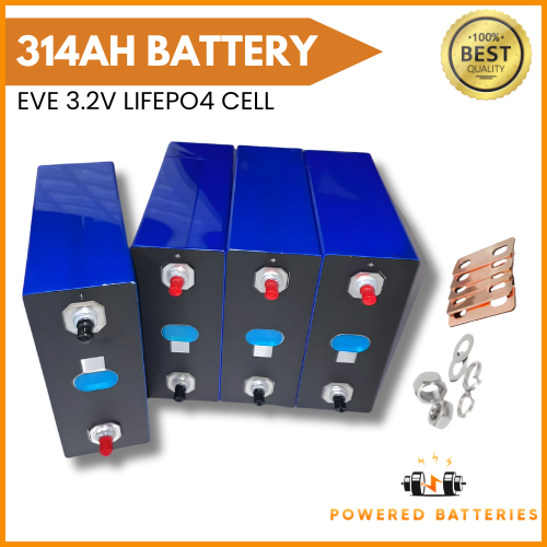 314AH EVE 3.2V MB31 Prismatic Brandnew LiFePo4 Battery 3.2V Lithium ...