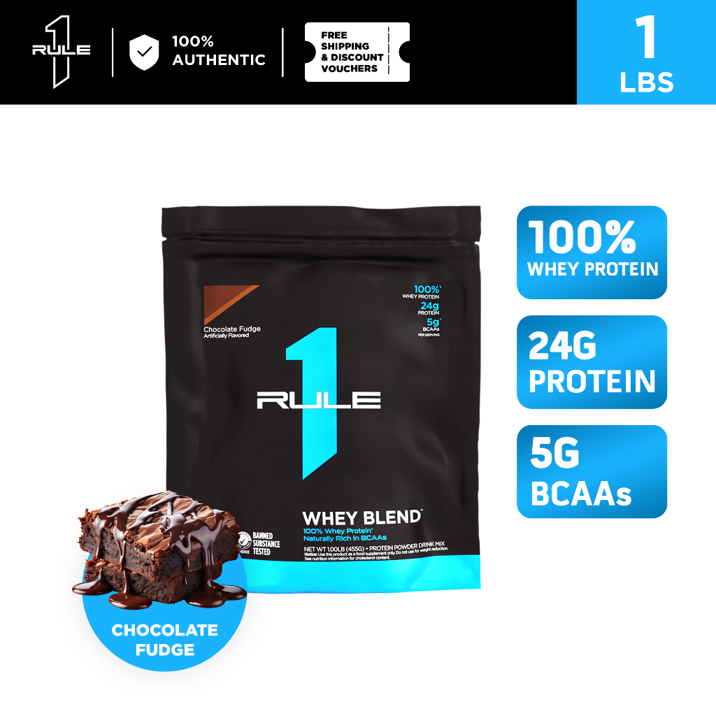 RULE 1 R1 Whey Protein (Whey Blend) 1lb | RULE ONE | Shopee Philippines