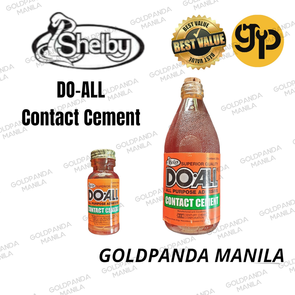 Original Shelby Do All Contact Cement, Rugby, Goldpandamanila | Shopee ...
