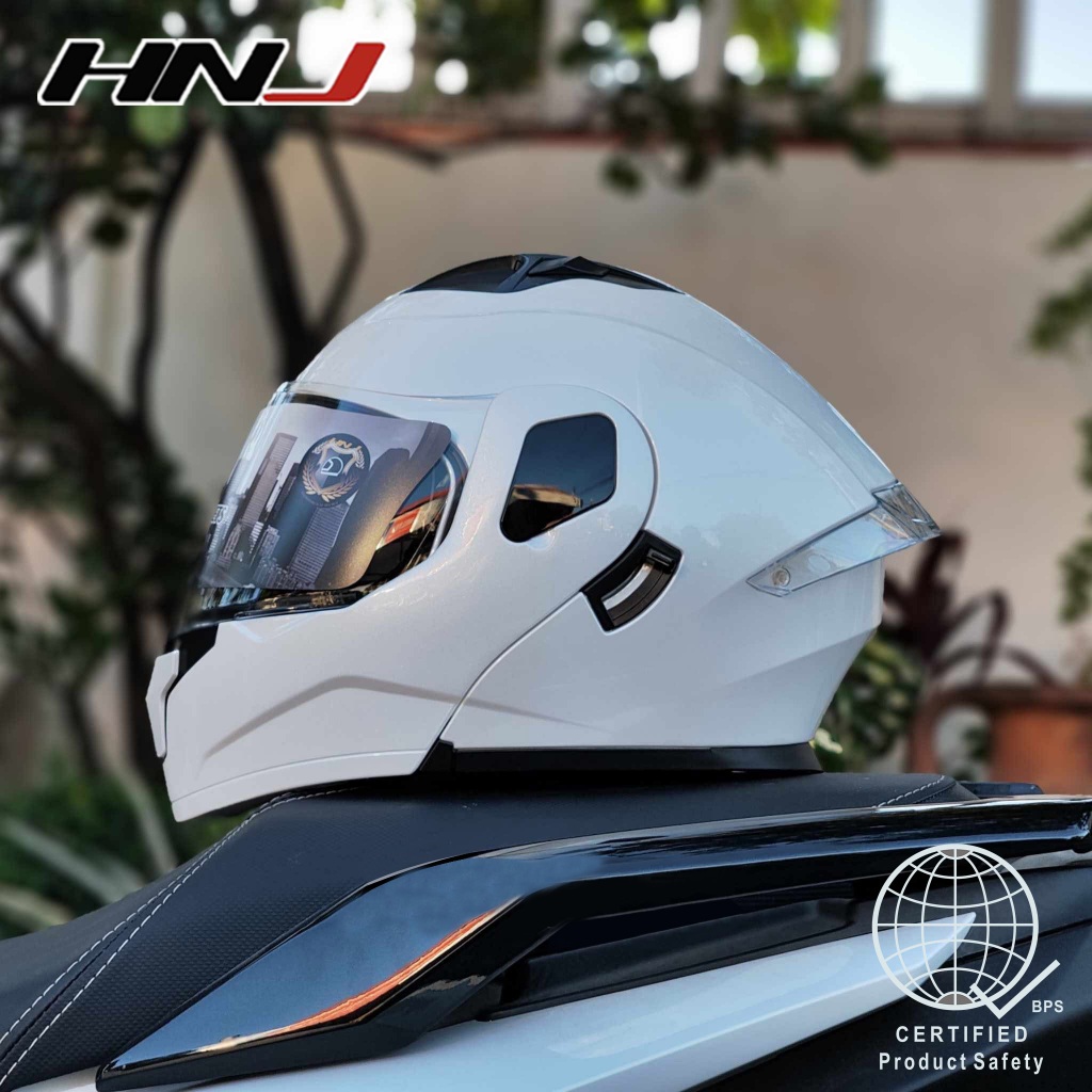 𝟭𝟬𝟬%𝙊𝙍𝙄 HNJ 937 Modular Full Face Helmet Dual Visor For Motorcycle Mena ...