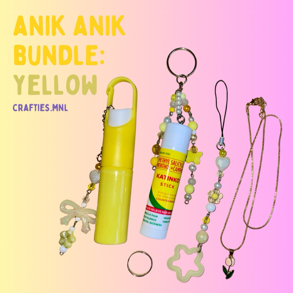 anik anik katinko gift set- yellow | craftiesmnl | Shopee Philippines