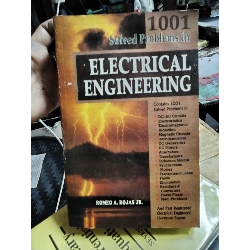 1001 SOLVED PROBLEM in ELECTRICAL ENGINEERING(USED BOOK,) | Shopee ...