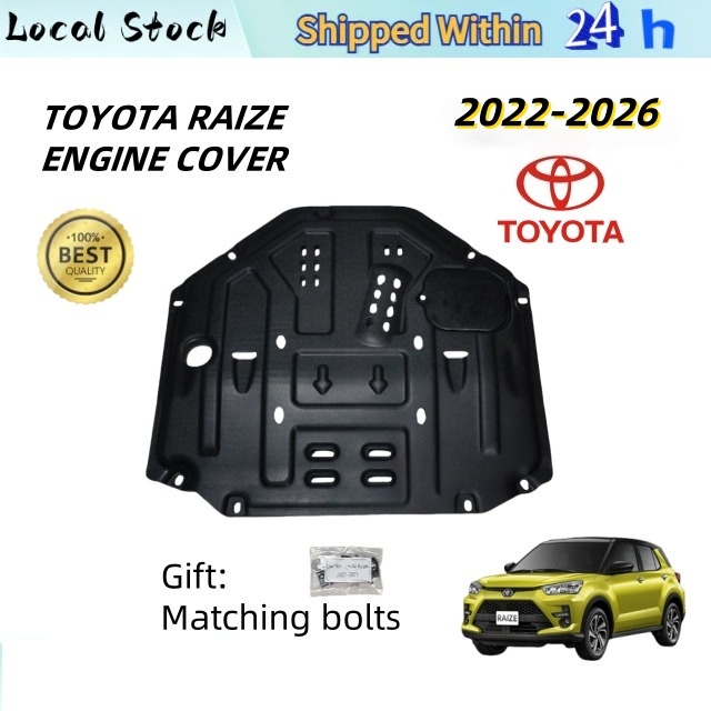 TOYOTA RAIZE ENGINE COVER 2021-2026 E,G,TURBO CVTBOLTS INCLUDED ...