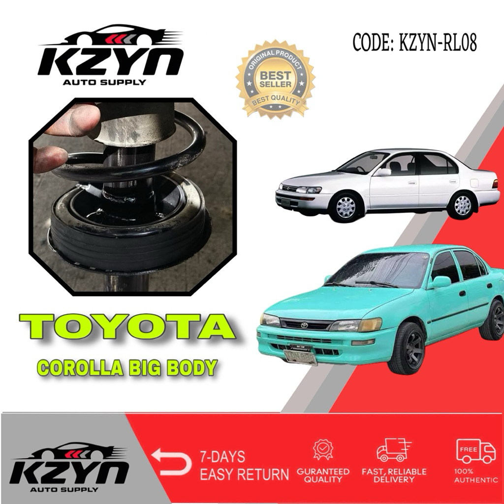 Toyota Corolla Big Body 1993-1997 Rubber Lifter 1”-2" Front & Rear Lift ...