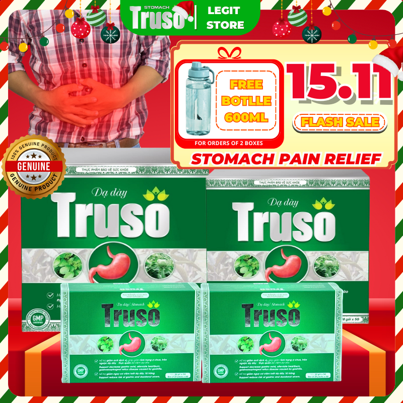 [1 Box] ) TRUSO Herbal Tea Soothing Relief for Heartburn & Stronger ...