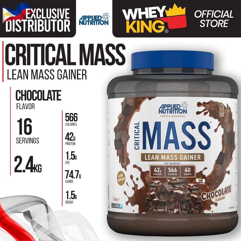 Applied nutrition Critical Mass gainer -Lean Mass Gainer 2.4KG | Shopee ...