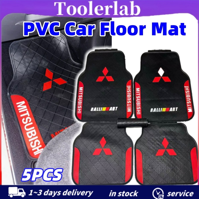 5PCS Car Floor Matting for Mitsubishi Heavy Duty Universal Premium PVC ...