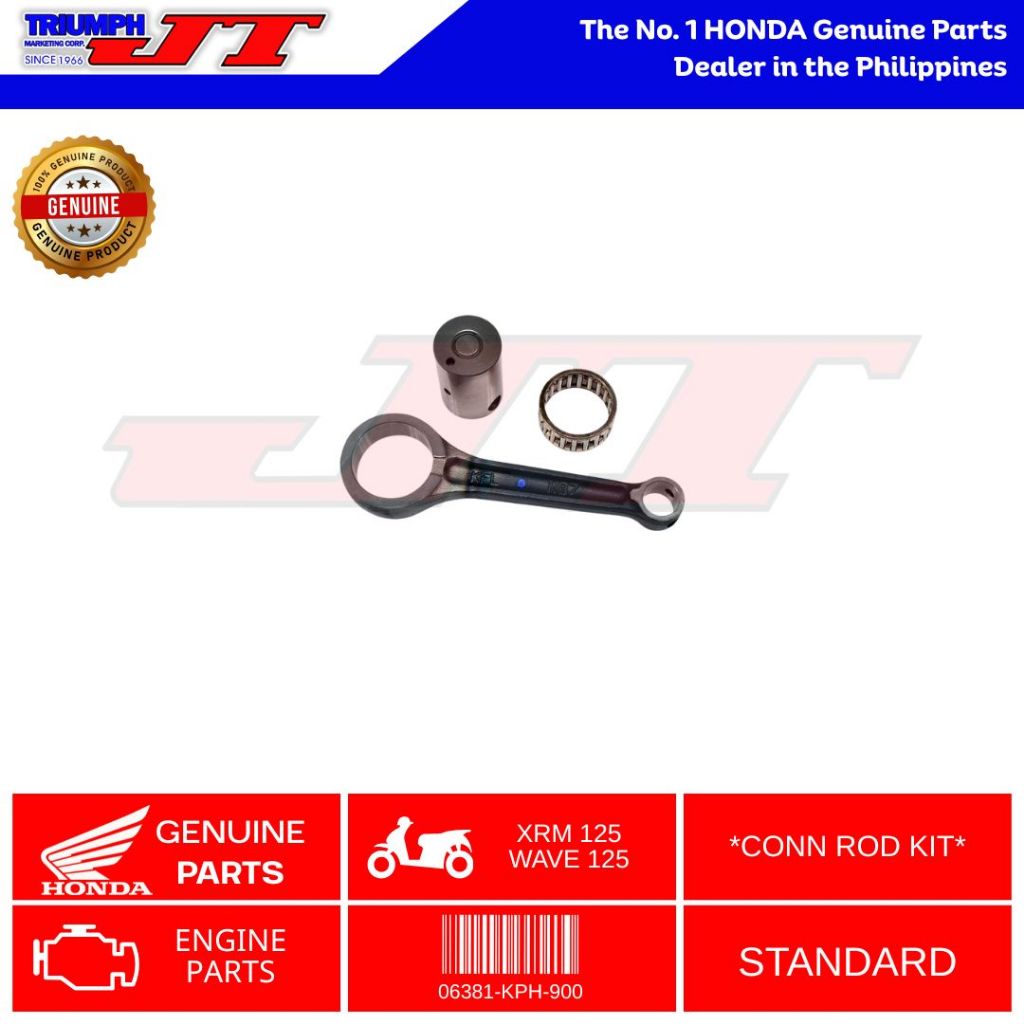 HONDA GENUINE XRM 125 WAVE 125 *CONN ROD KIT* (06381-KPH-900) | Shopee ...