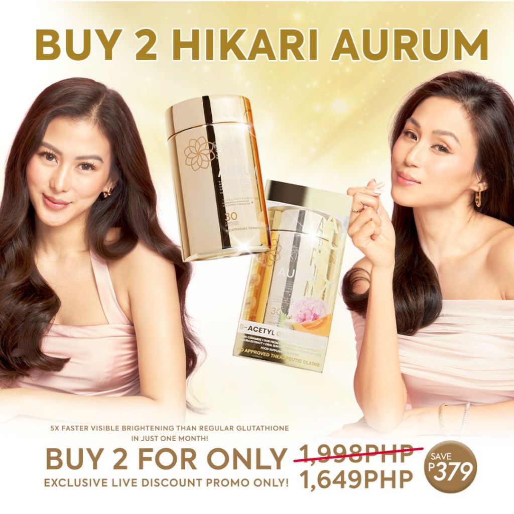 HIKARI AURUM S-Acetyl Glutathione 30 Caps with Emothion, Komecera ...