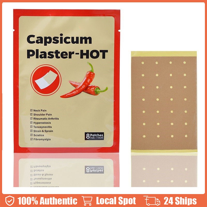 Capsicum Pain Relief Patch Fast-Acting Herbal Extract for Joints and ...