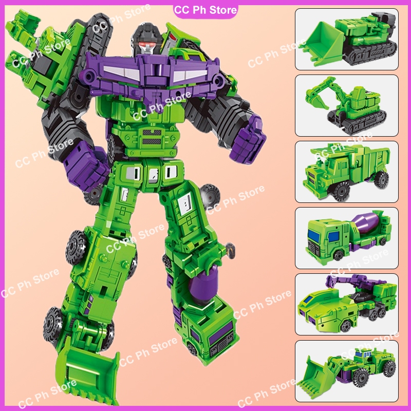 G1 Devastator Combiner Hercules 6 in 1, Transformers Action Figure ...